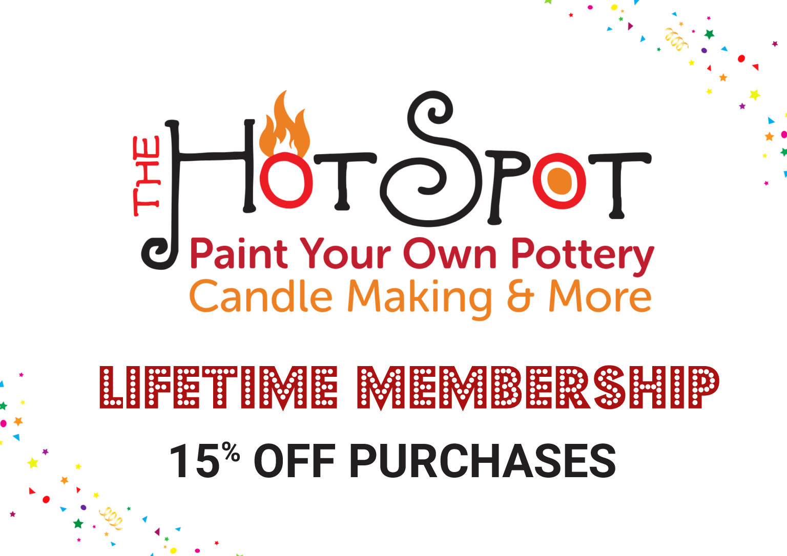 Paint Your Own Pottery Garner NC | The Hot Spot Studios